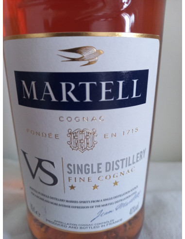 Martell Cognac Martell VS Single Distillery Fine Cognac | cabinet7